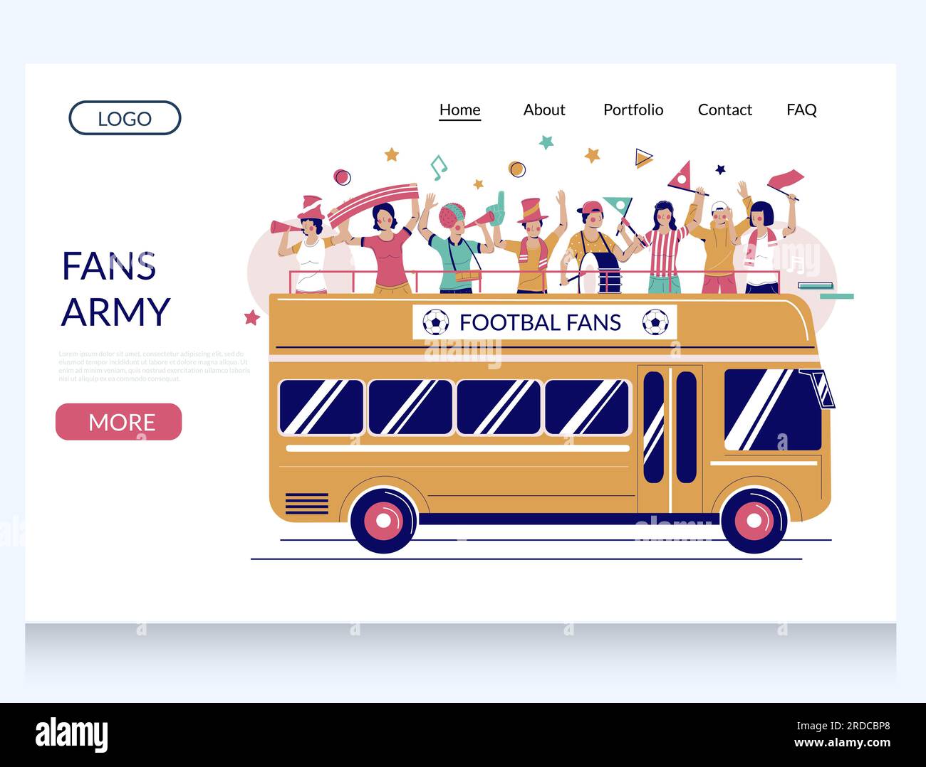 Army homepage Stock Vector Images - Alamy