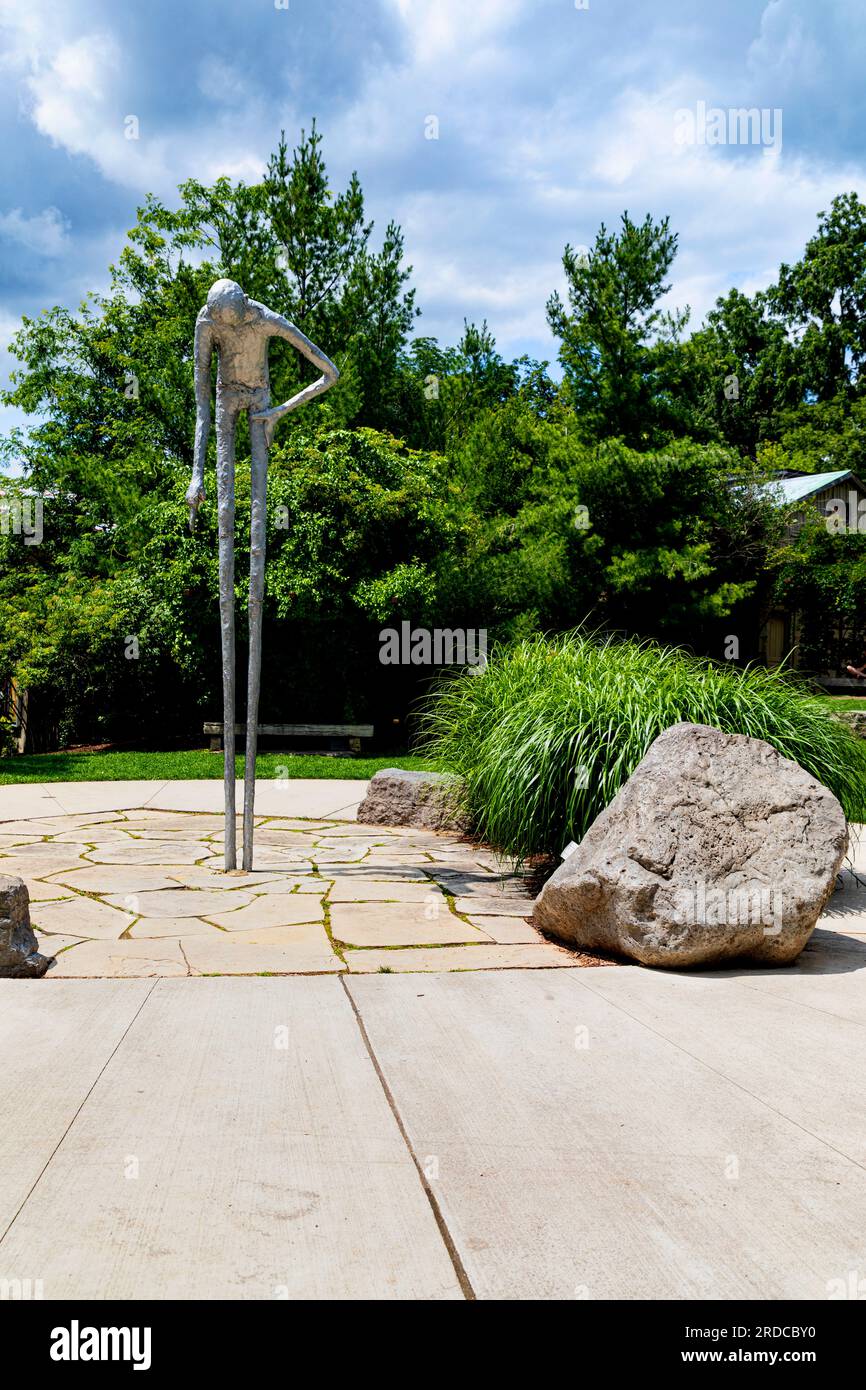 Elora Ontario Canada. Art work in Harold Chamberlain Park Stock Photo ...