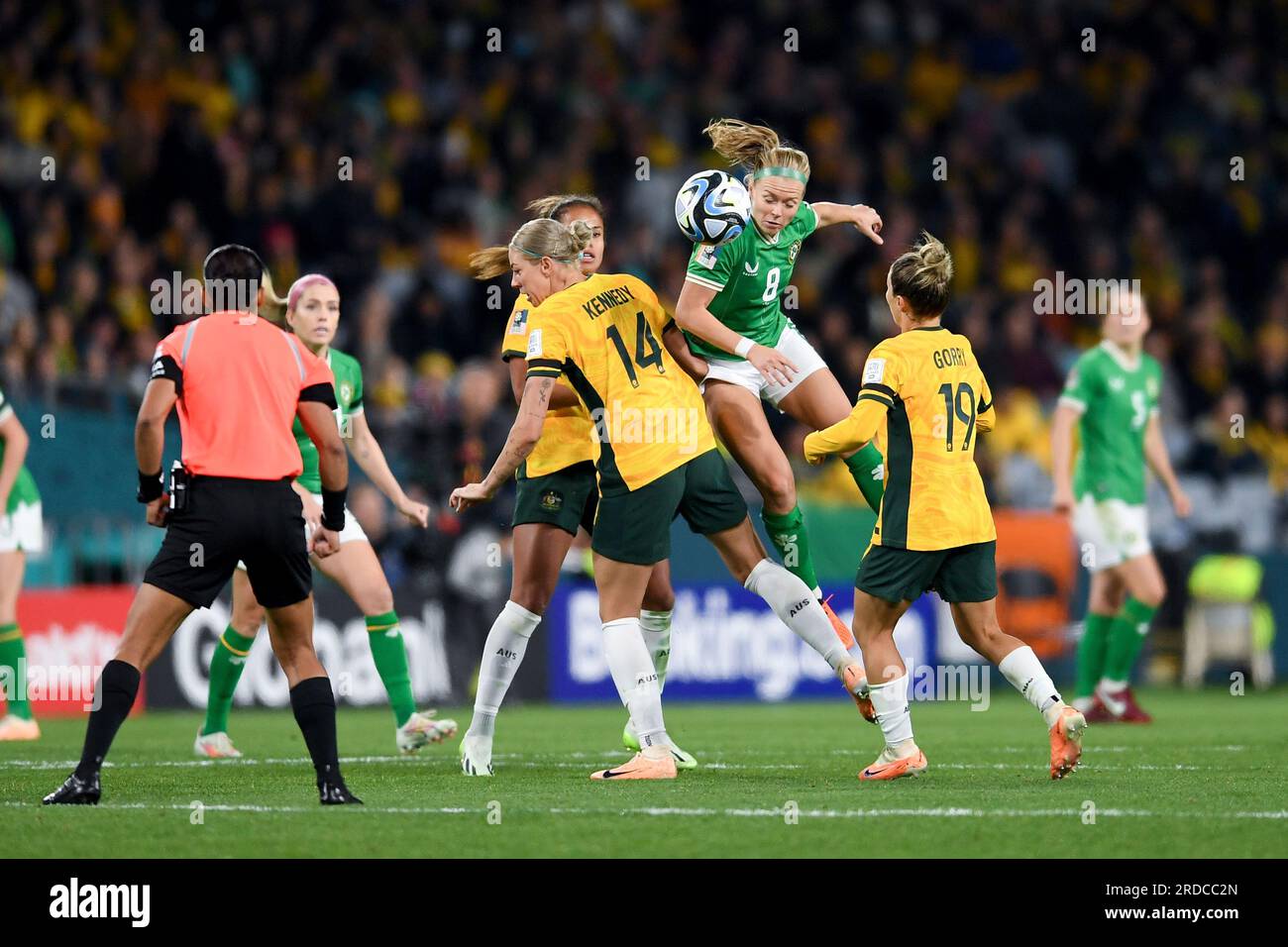 SYDNEY, AUSTRALIA - JULY 20: Ruesha Littlejohn of Ireland in action ...