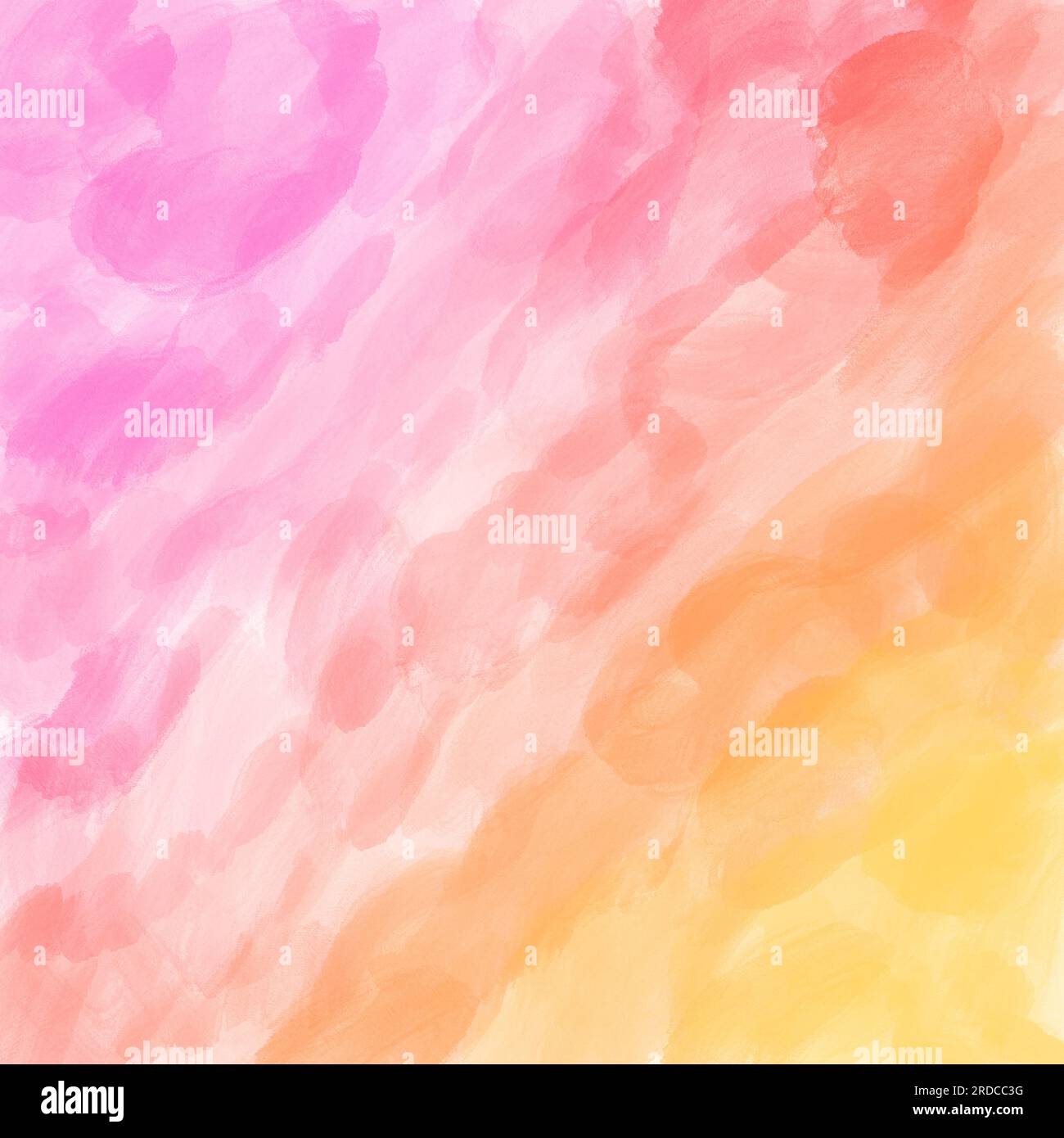 Watercolor pink and yellow gradient background. Artistic illustration ...