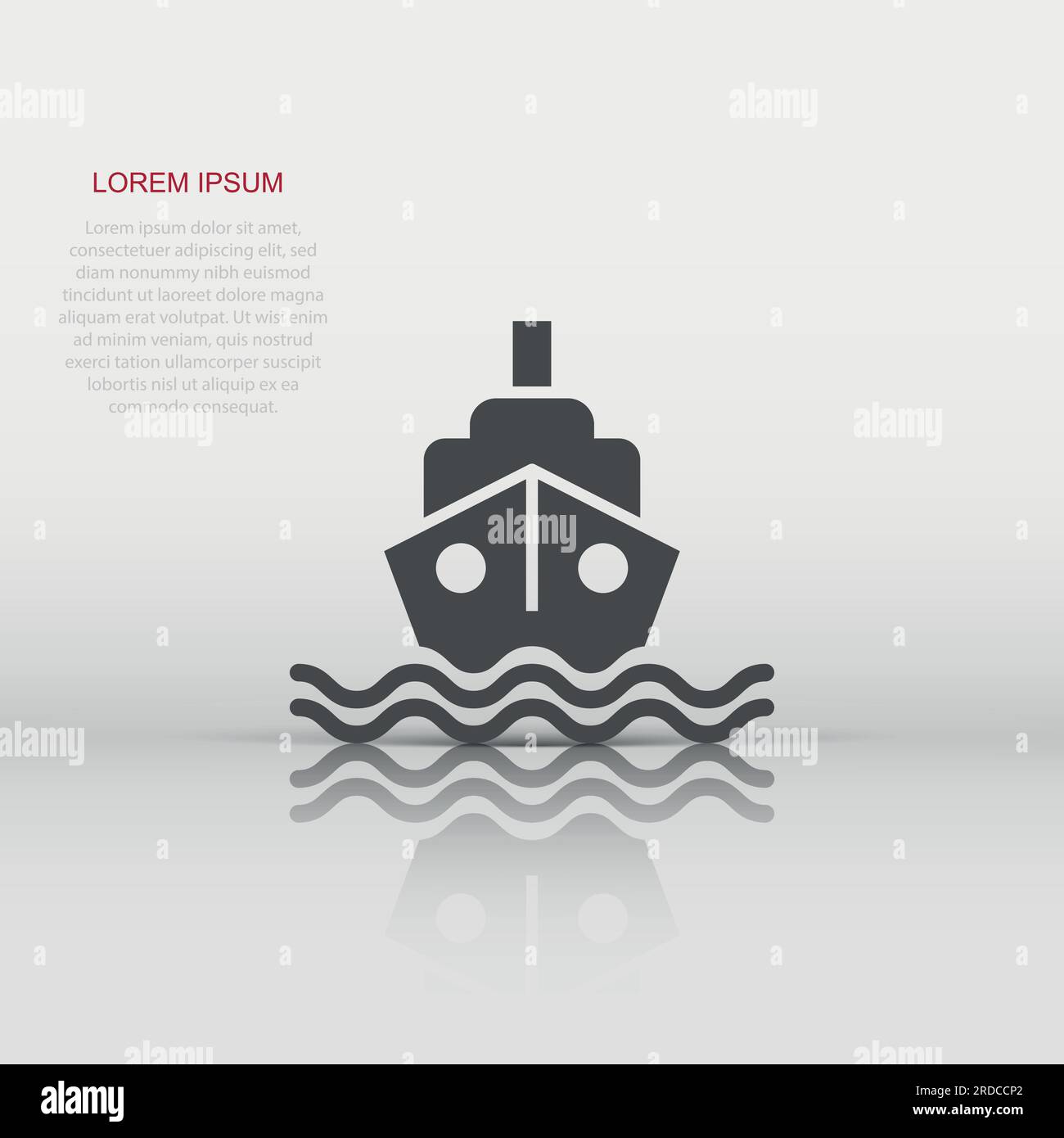 Tanker ship illustration Stock Vector Images - Alamy