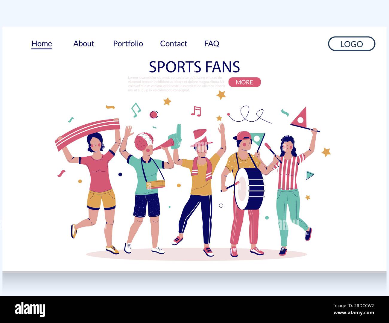 Fan flag banner crowd football Stock Vector Images - Alamy