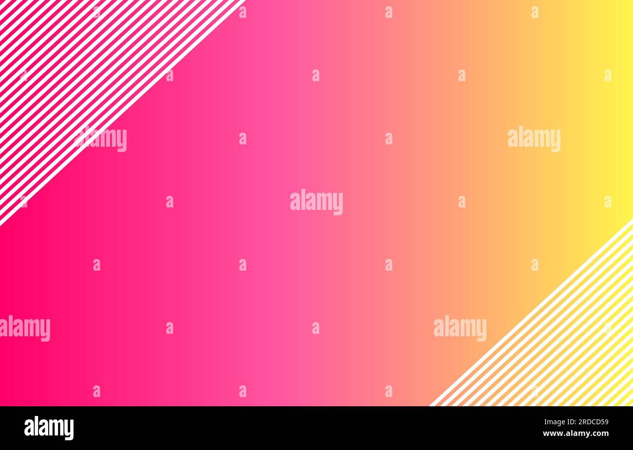 Bright pink and yellow gradient banner background. Vector illustration ...