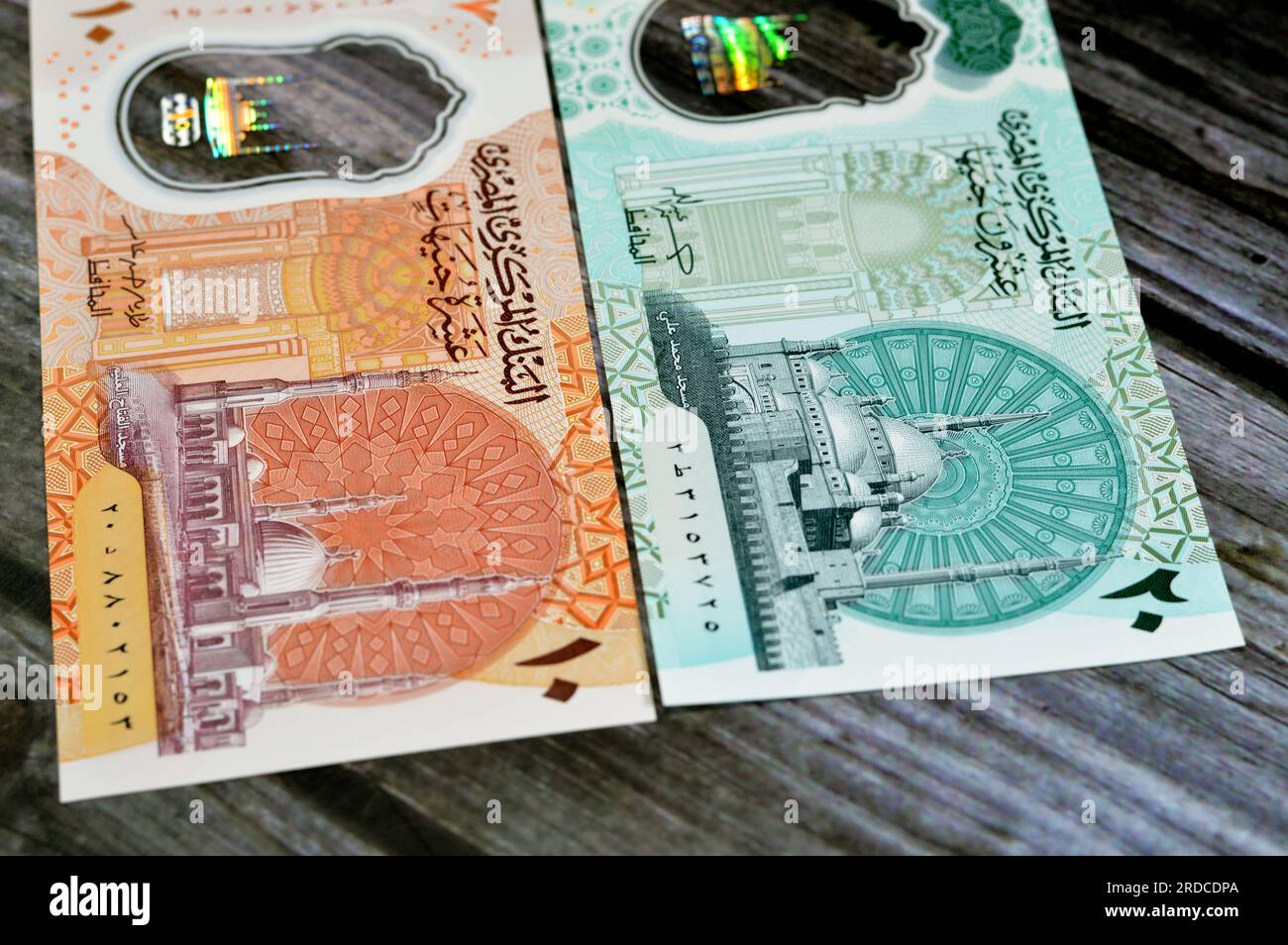 Egyptian new polymer money banknotes cash money bills background of ...