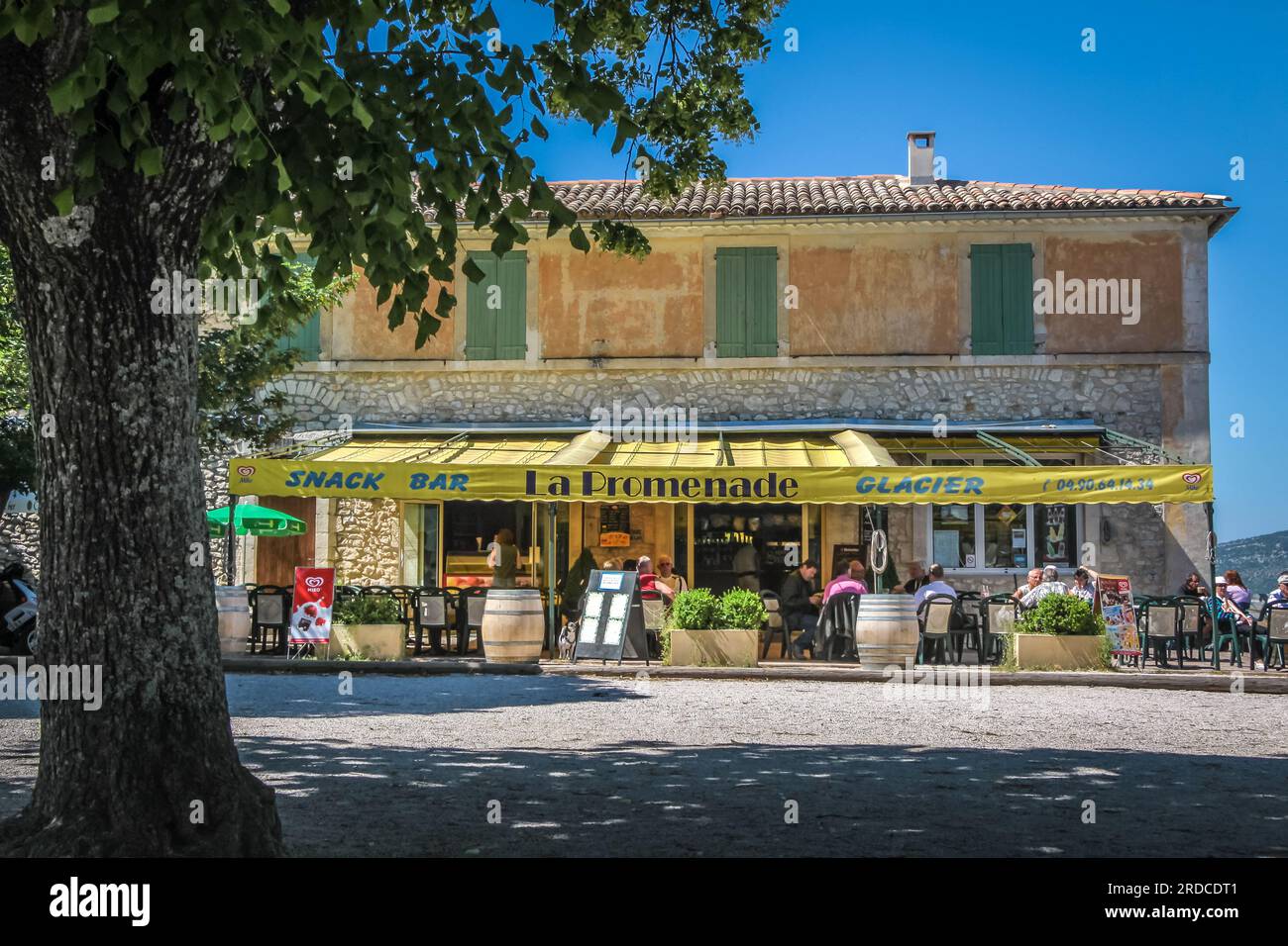 geography / travel, France, Provence, Sault, cafe in Sault, Vaucluse ...