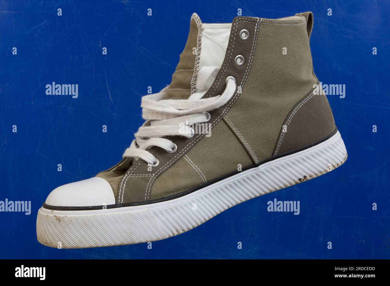 Still relevant today, used canvas sneaker with the white rubber toe cap ...