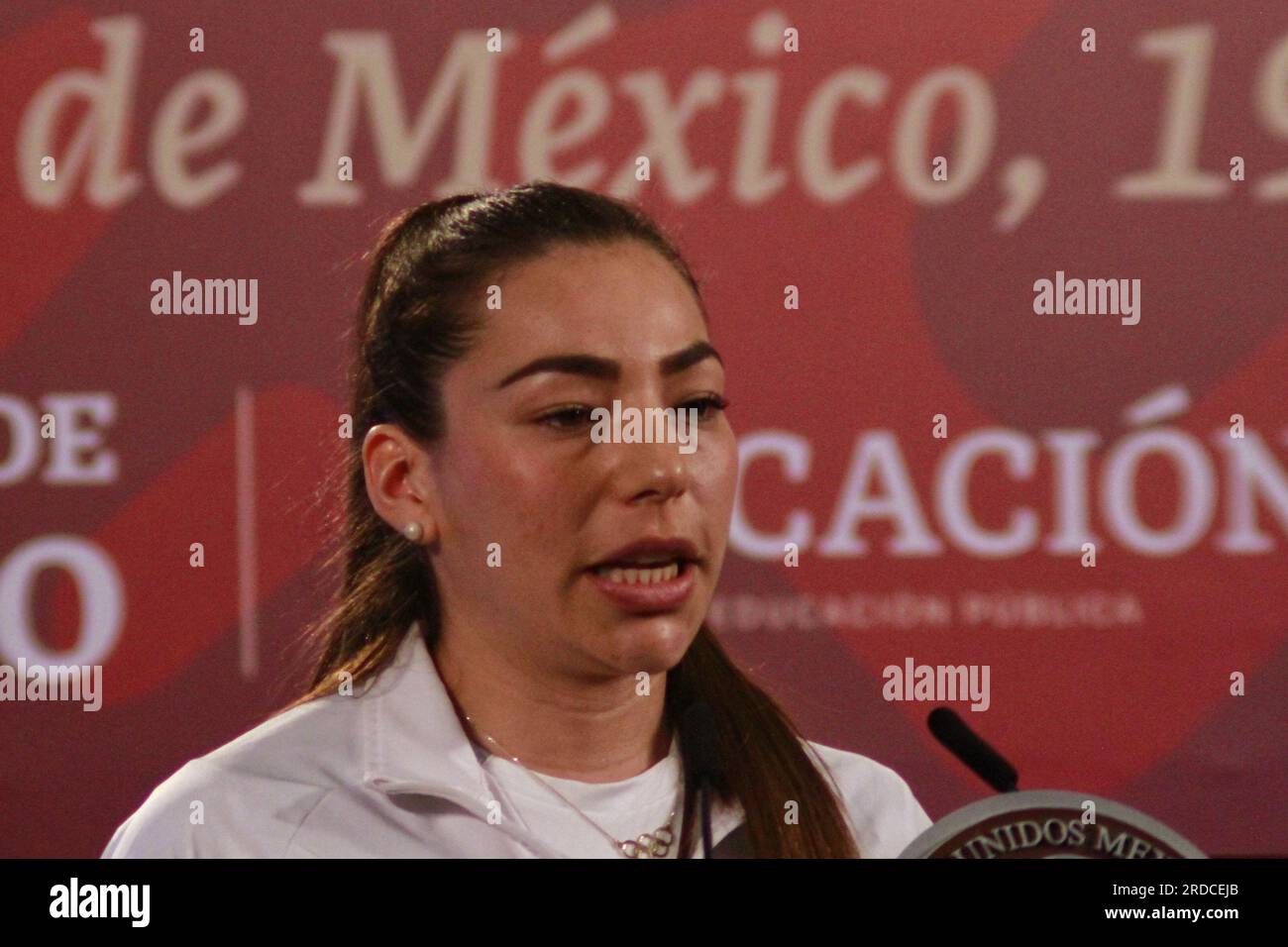 Non Exclusive: July 19, 2023 in Mexico City, Mexico, Luz Daniela ...