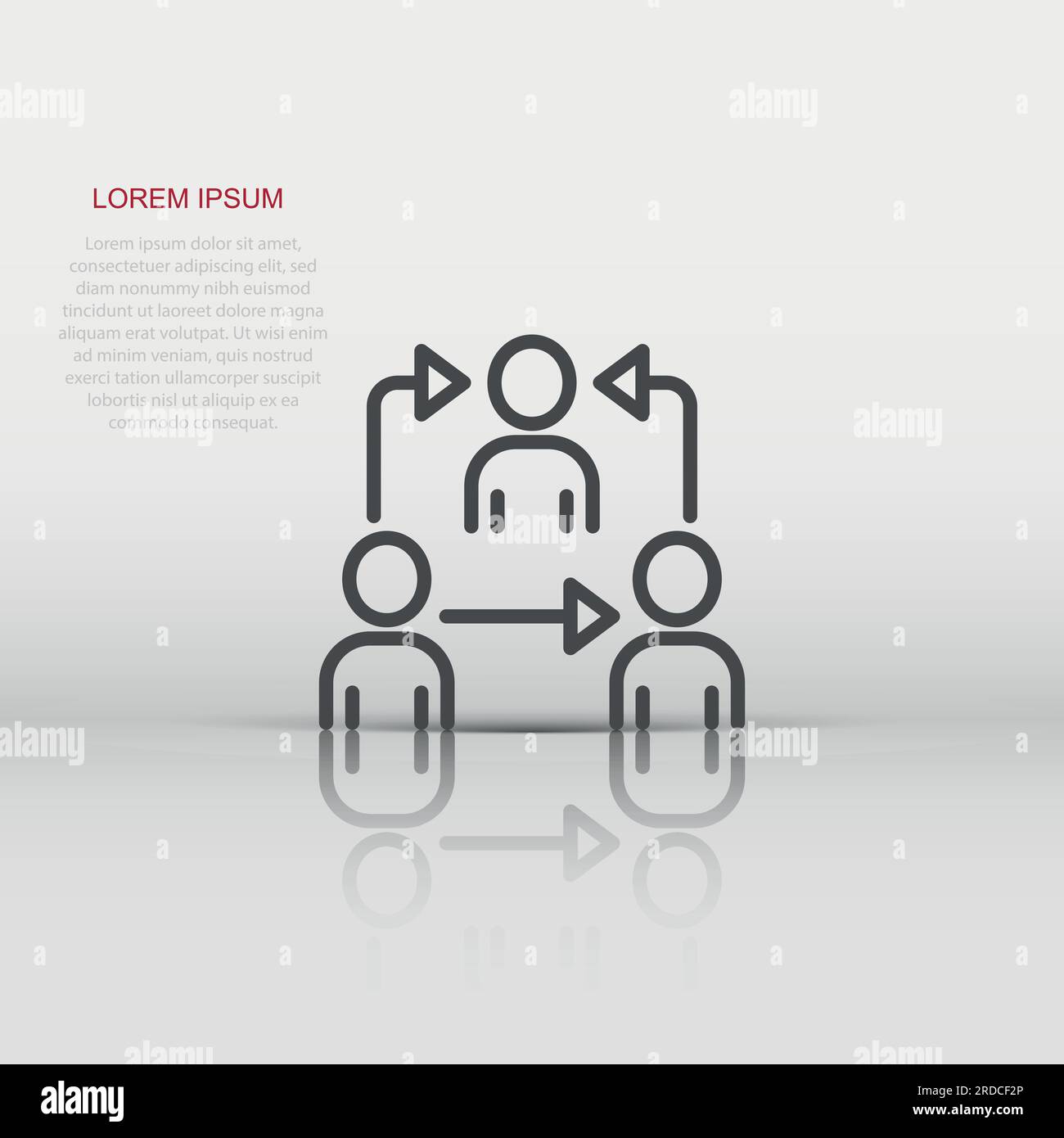 Meeting team as reference Stock Vector Images - Alamy