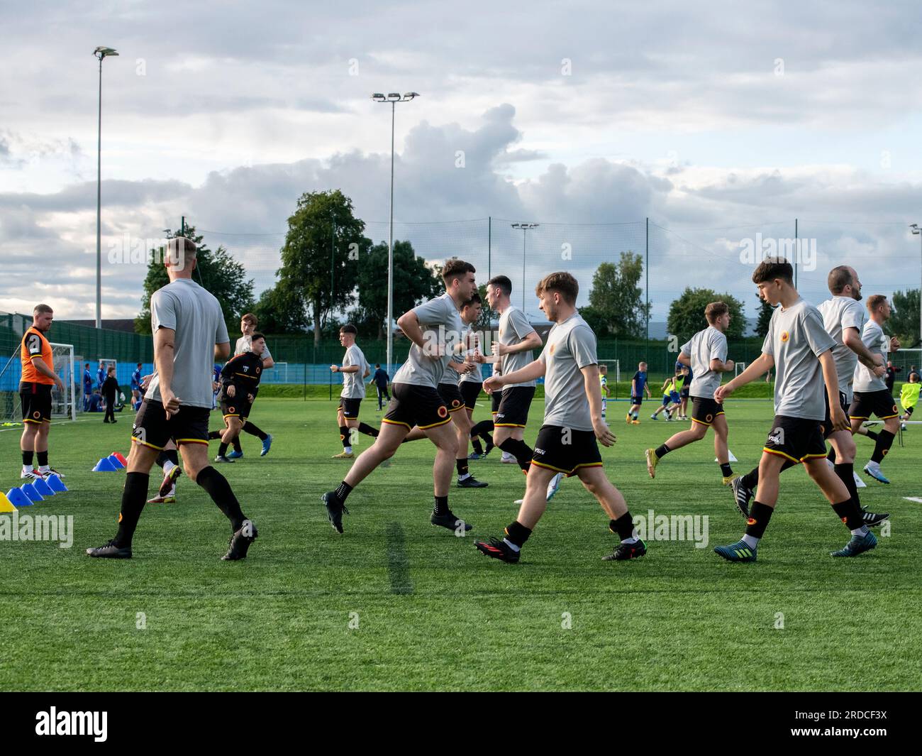 Glasgow, Scotland UK. July 18th, 2023: Rossvale Men playing St Mungo ...