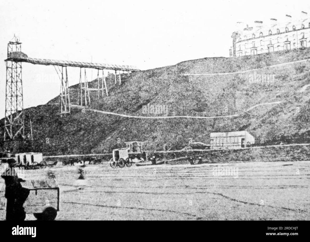 The Hoist, Saltburn, Victorian period Stock Photo - Alamy