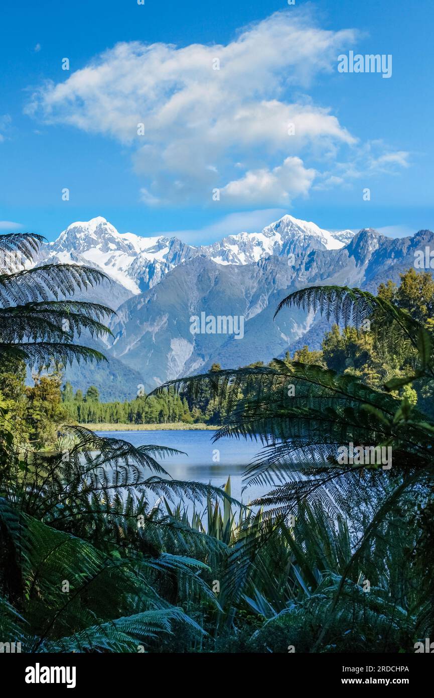 geography / travel, New Zealand, West Coast, view towards the Lake ...