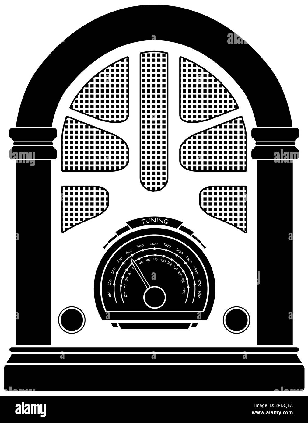 Antique Radio Clip Art