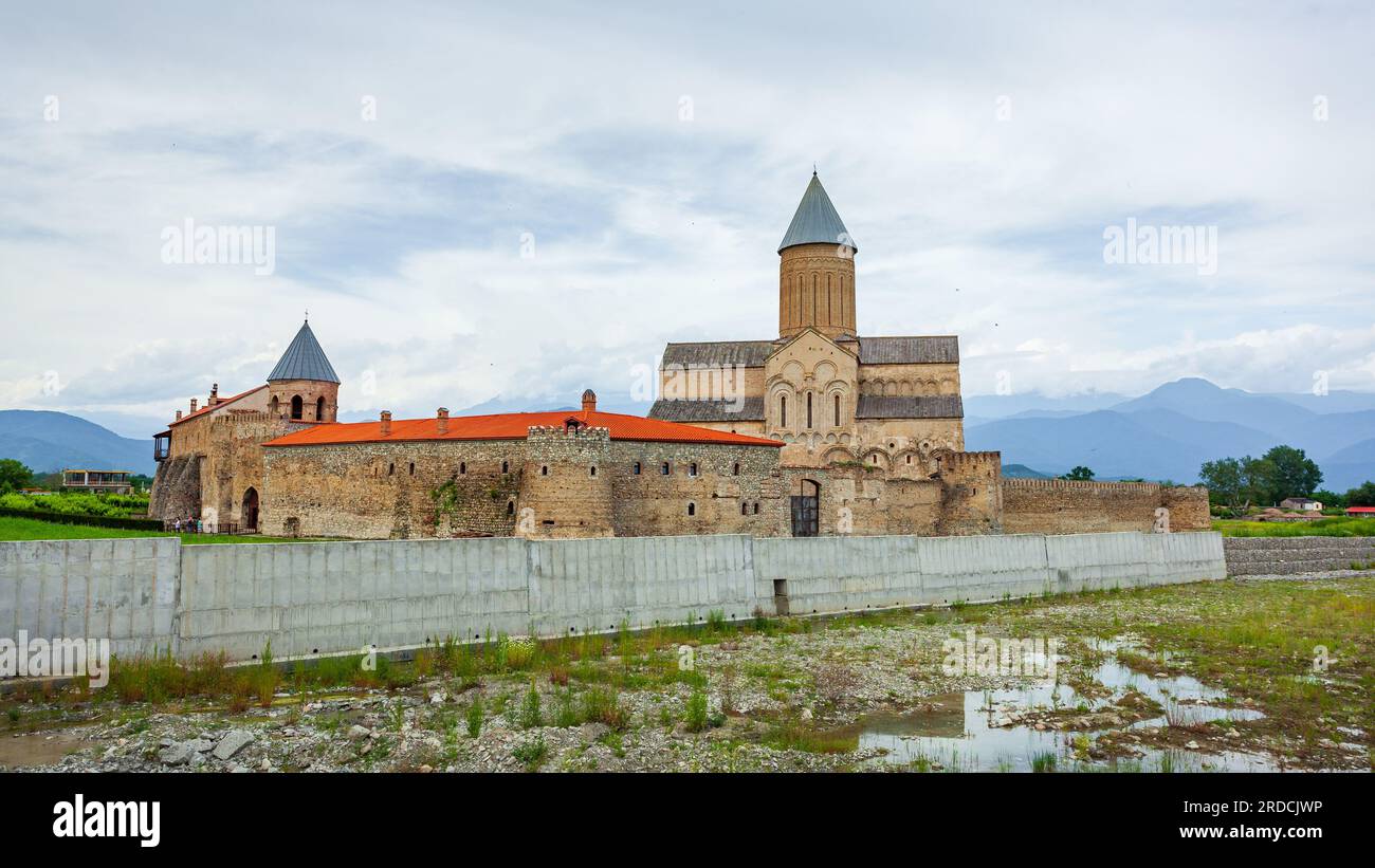 The Alaverdi, Georgian Orthodox monastery located in the Kakheti region ...