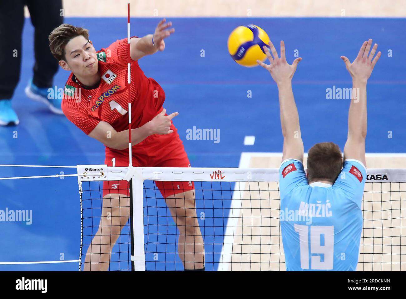 Gdansk, Poland. 20th July, 2023. Yuji Nishida during the FIVB ...
