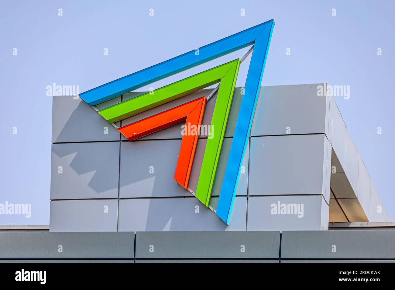 Belgrade, Serbia - June 23, 2023: Close up Shot of Zmaj Shopping Centre ...