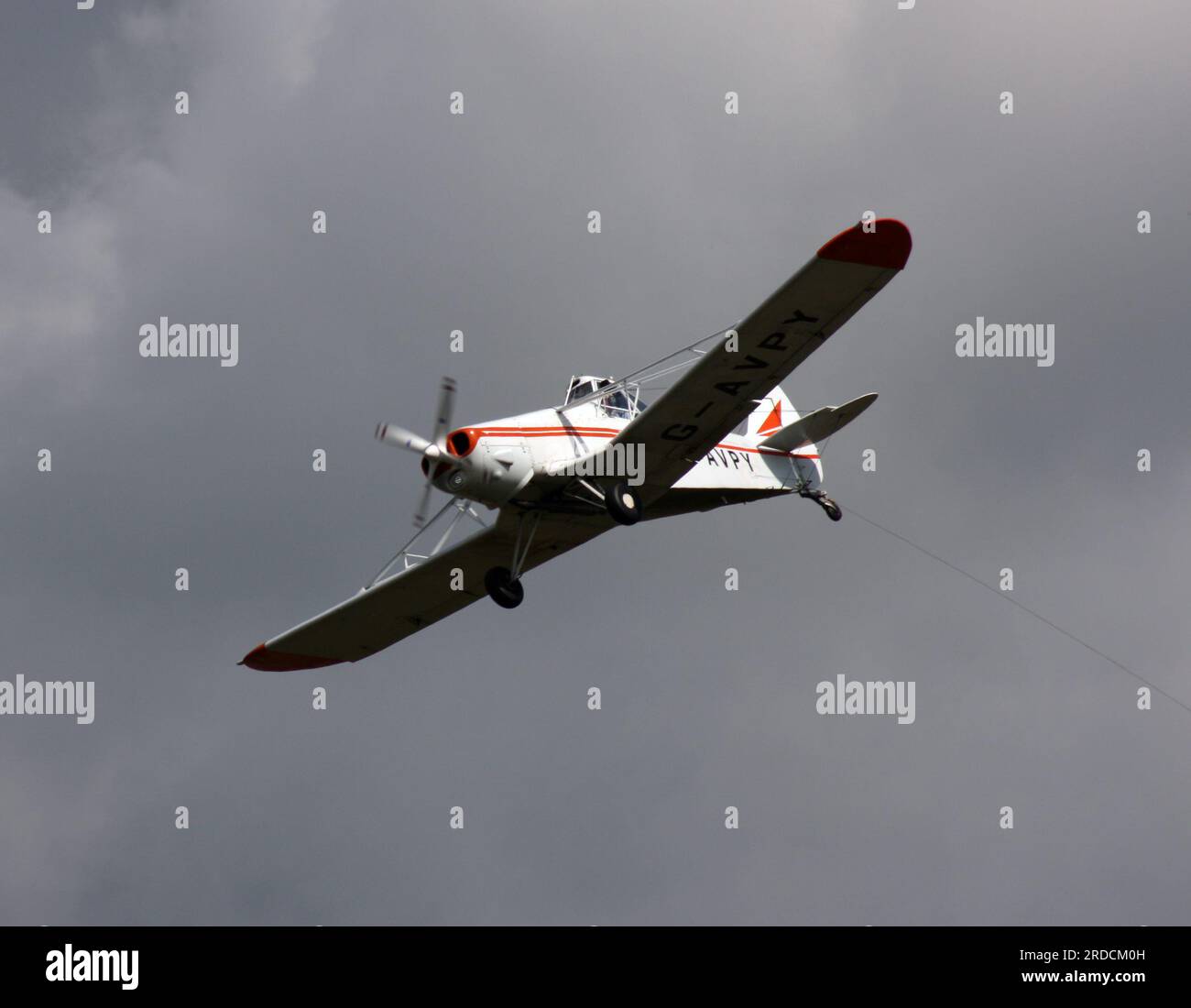 A Piper PA-25 Pawnee glider tug at a private airfield in West Sussex ...