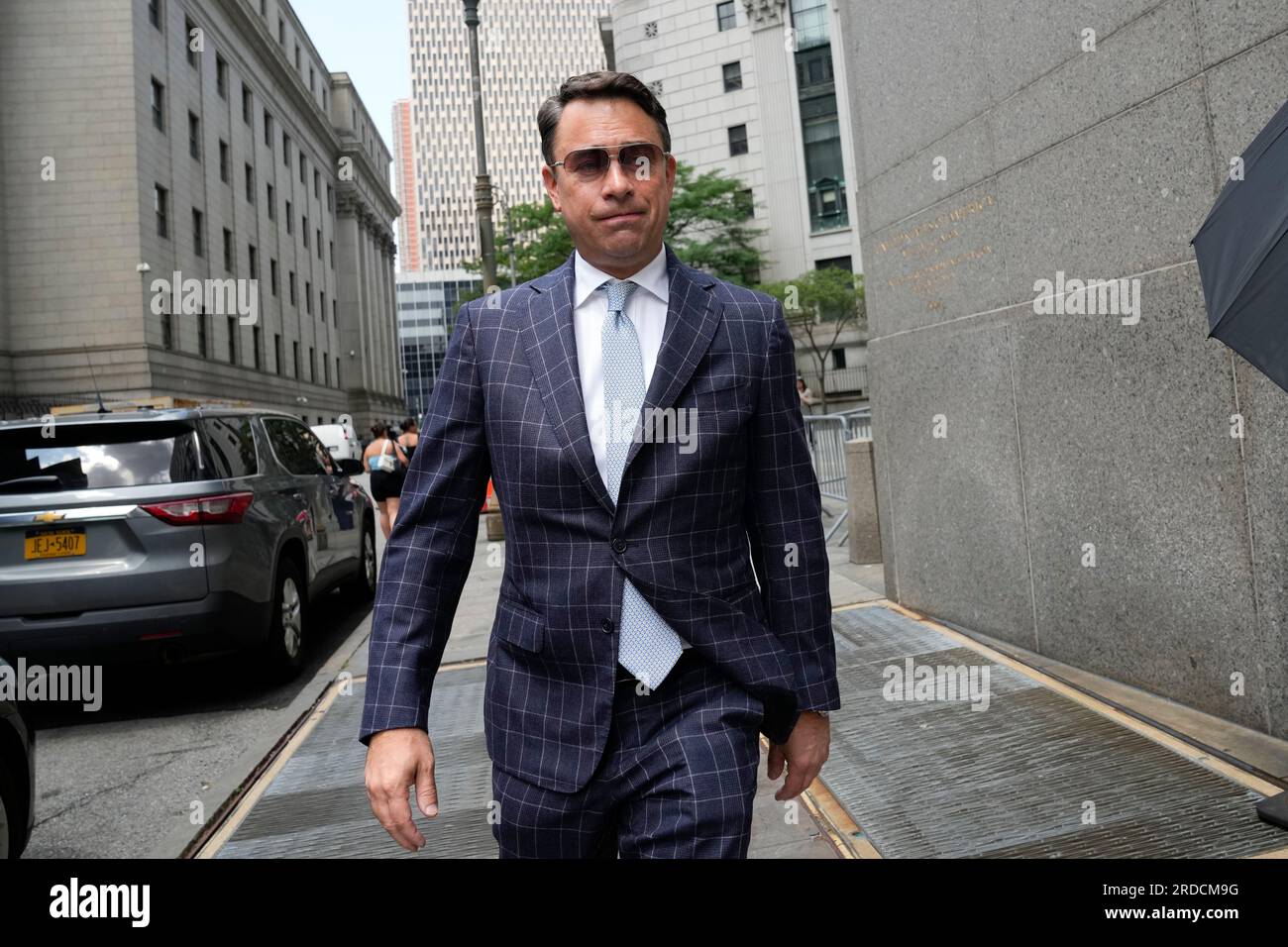 Bruce Garelick leaves Federal Court, Thursday, July 20, 2023, in New ...