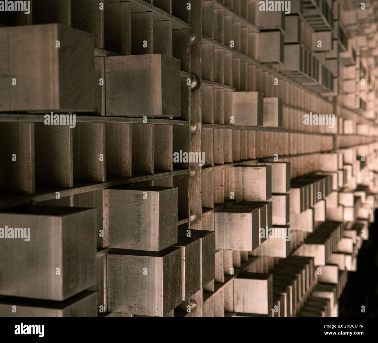 I photographed the outer blocks cover of the new building of the Museum ...