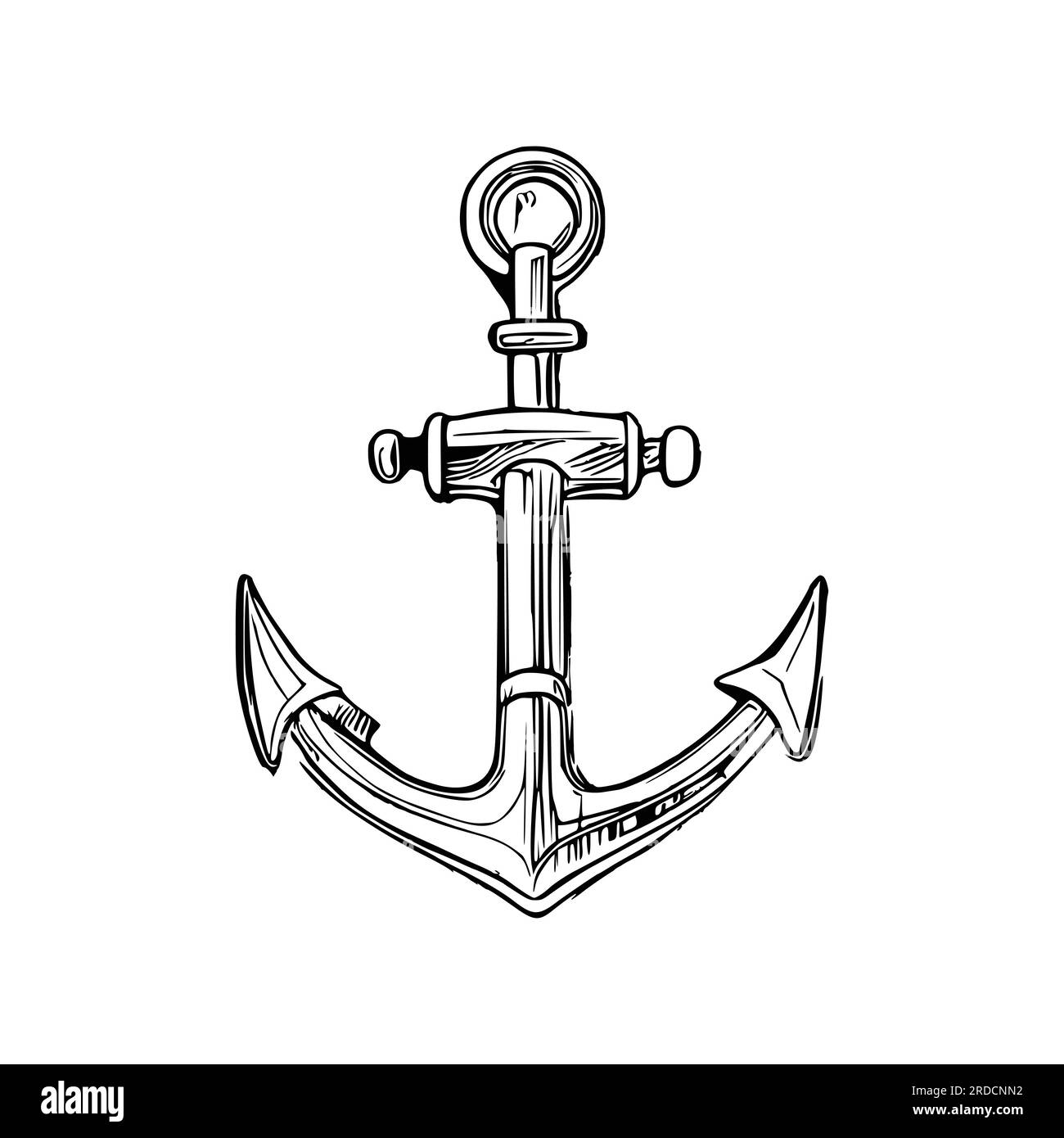 Sailor Jerry Anchor Outline