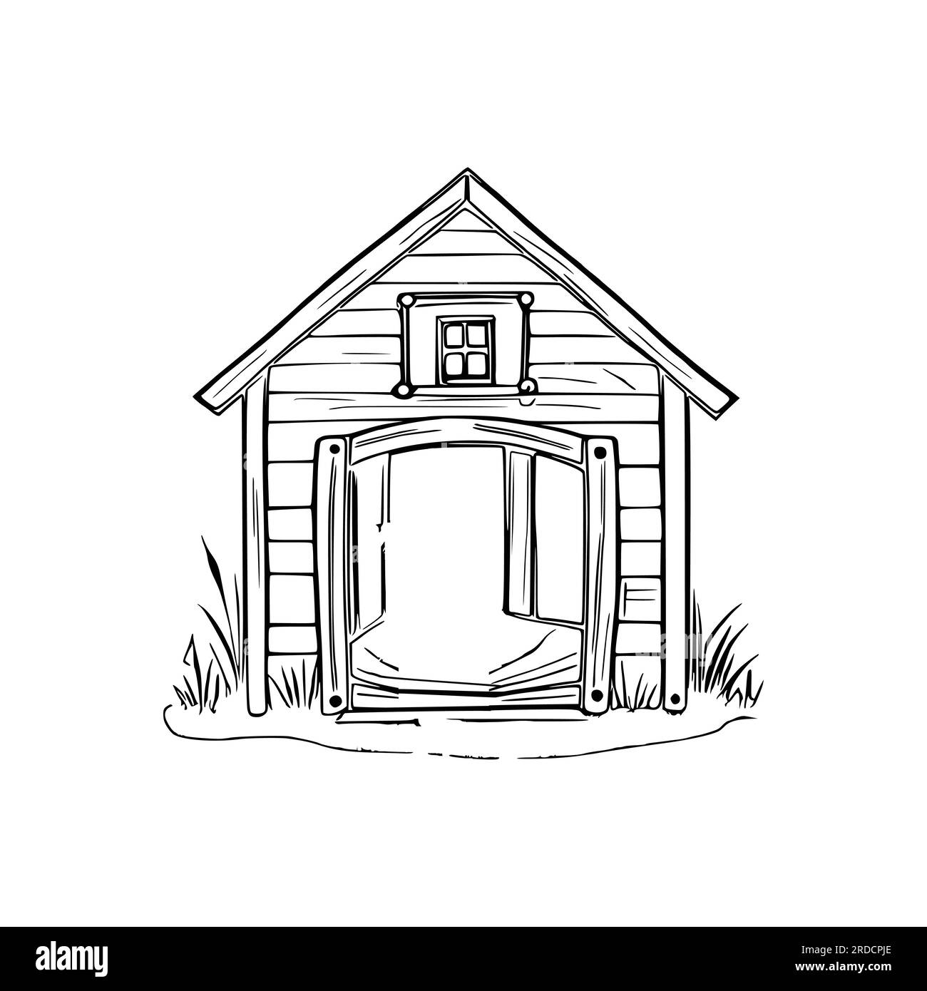 Kennel Coloring Pages
