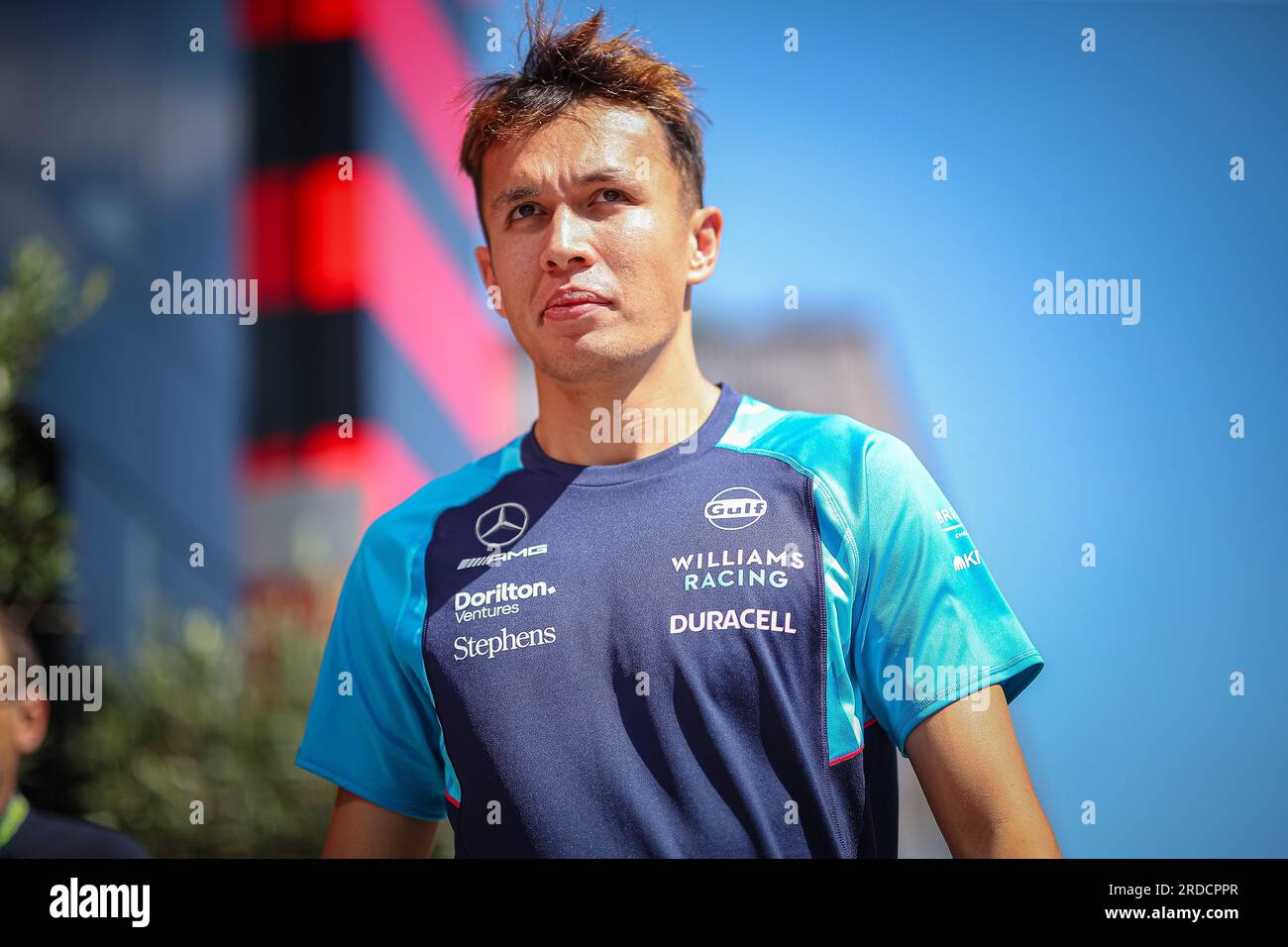 #23 Alex Albon, (GRB) Williams Mercedes during the Hungarian GP ...