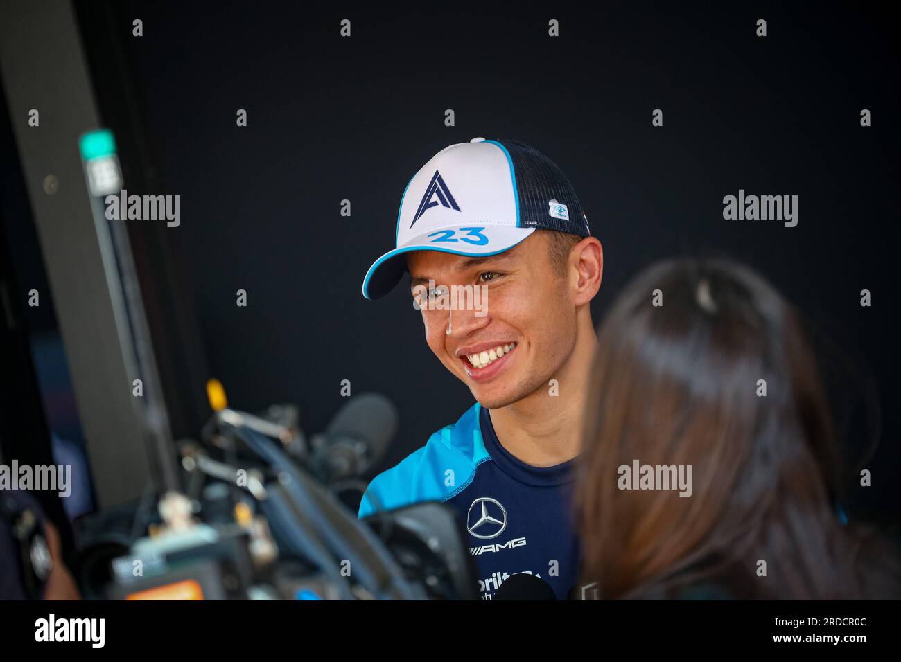 #23 Alex Albon, (GRB) Williams Mercedes during the Hungarian GP ...