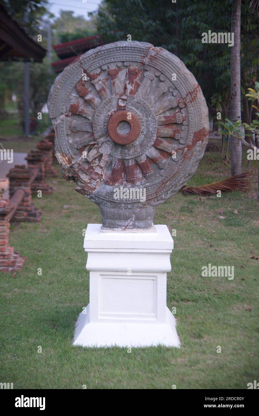 The Dharmachakra conveys the Dhamma of the Buddha or is a symbol of the ...