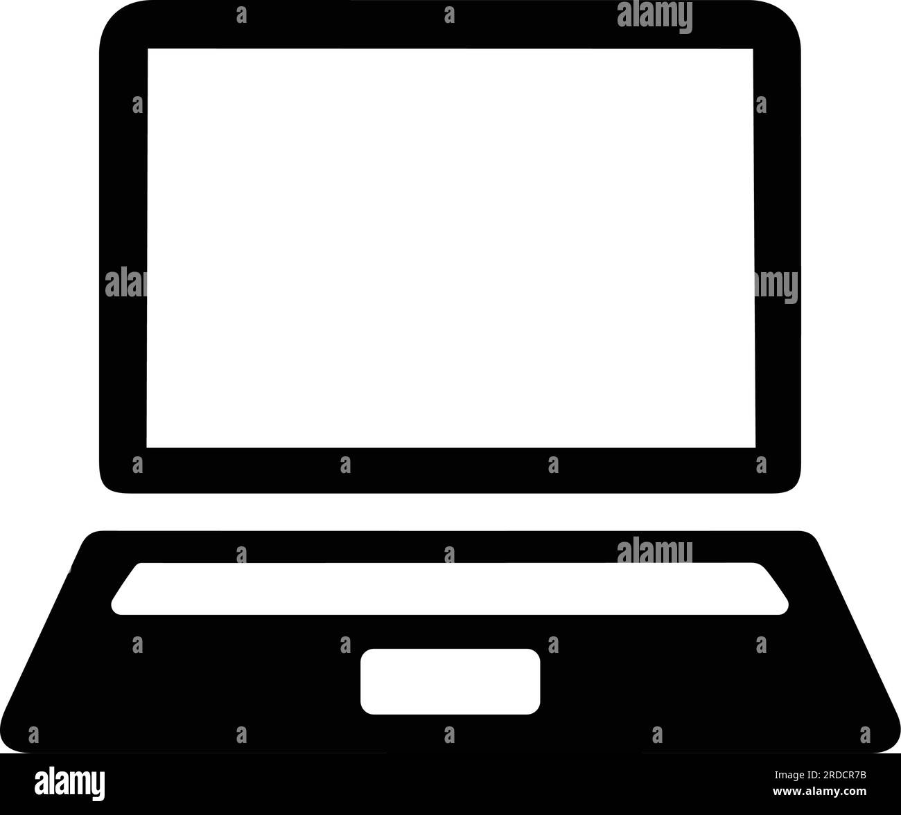 Laptop icon. Stunning design suitable for web, print media, online ...