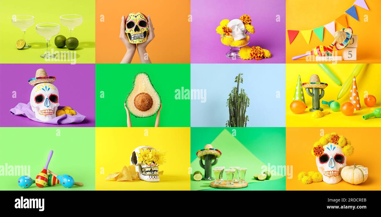 Collage de alcohol hi-res stock photography and images - Alamy