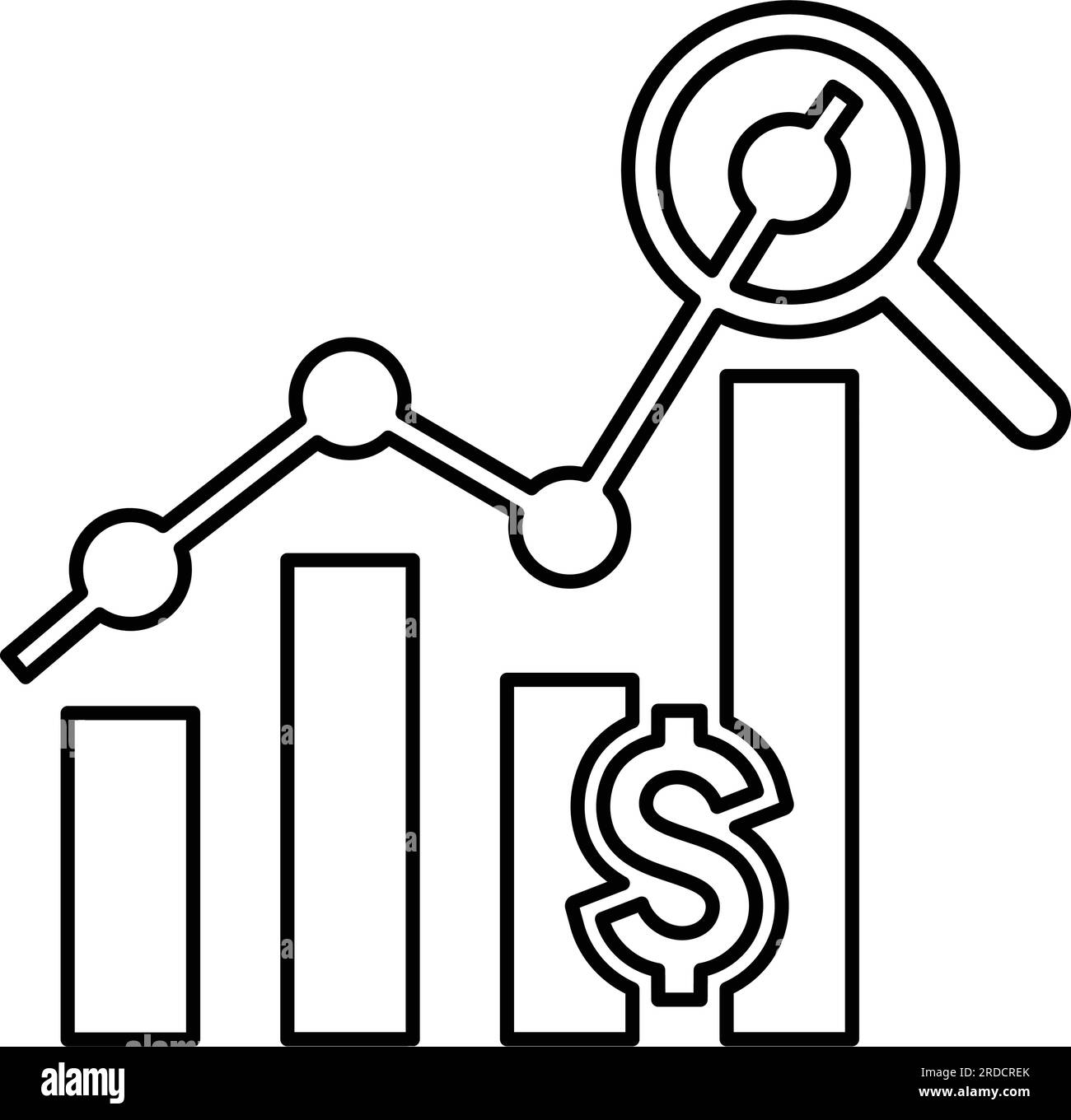 Money Analytics icon. Captivating design perfect for web, print files ...
