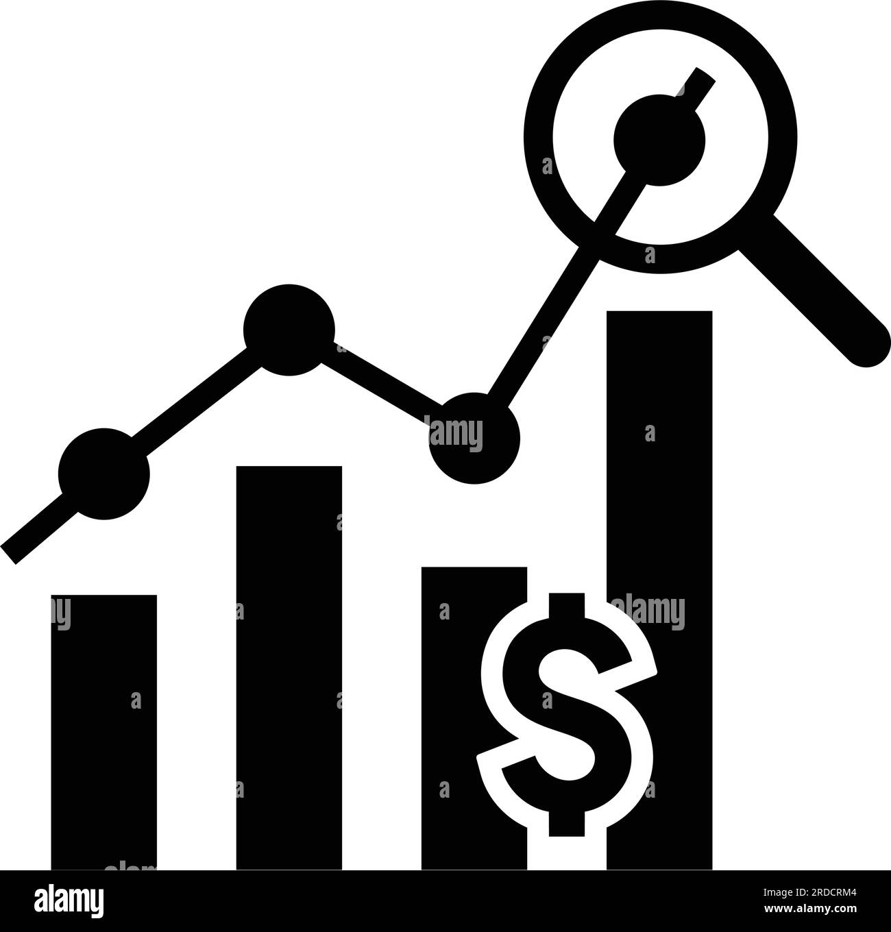 Money Analytics icon. Captivating design perfect for web, print files ...