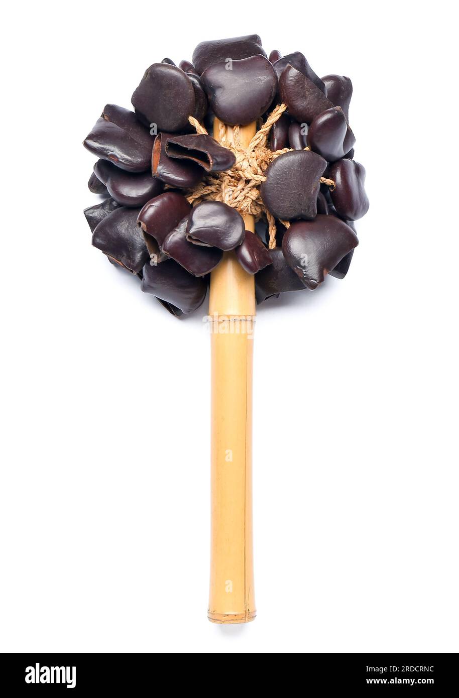 African musical instrument on white background Stock Photo - Alamy