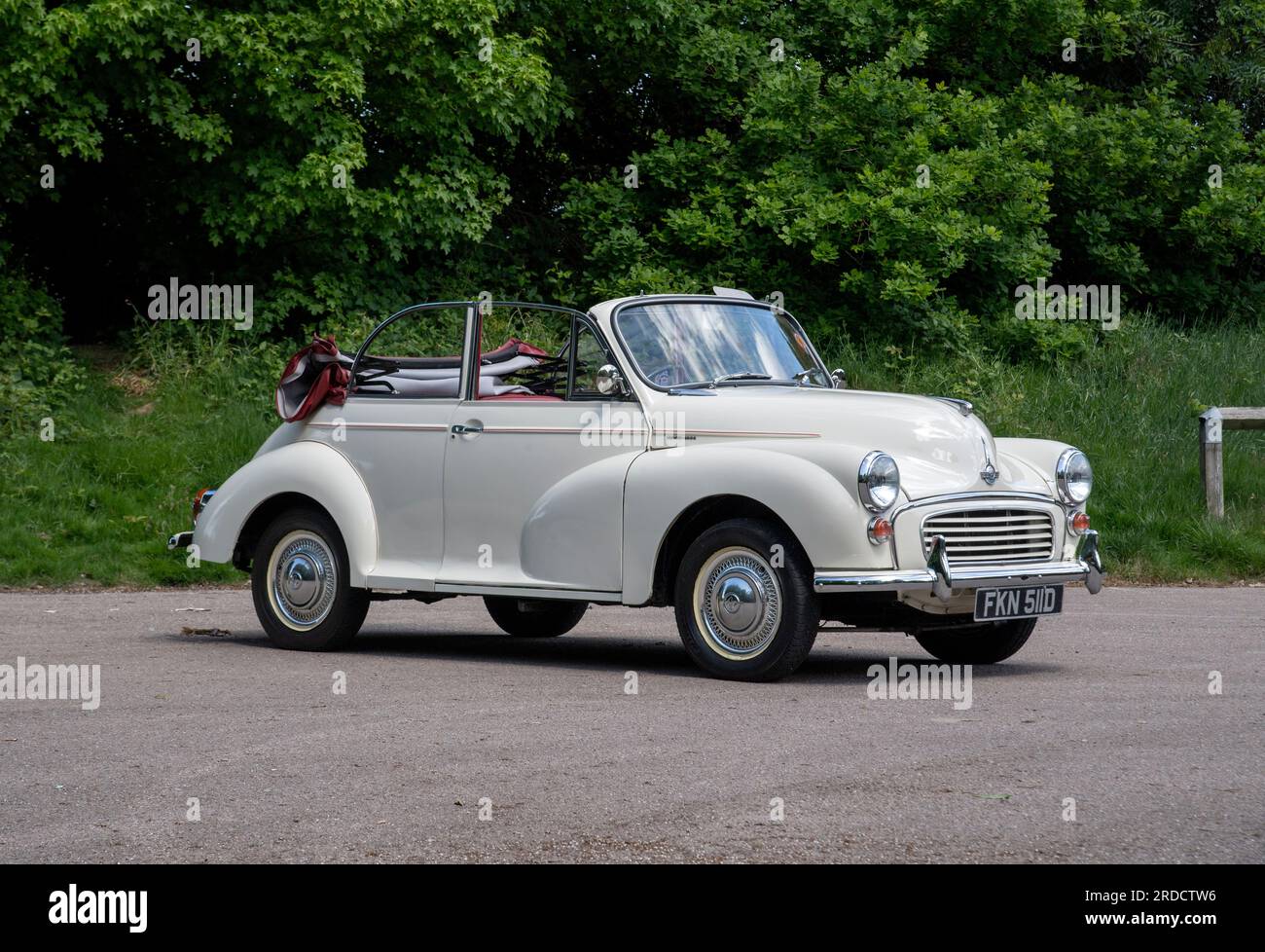 1966 Morris Minor 1000 convertible, British classic open top car Stock ...