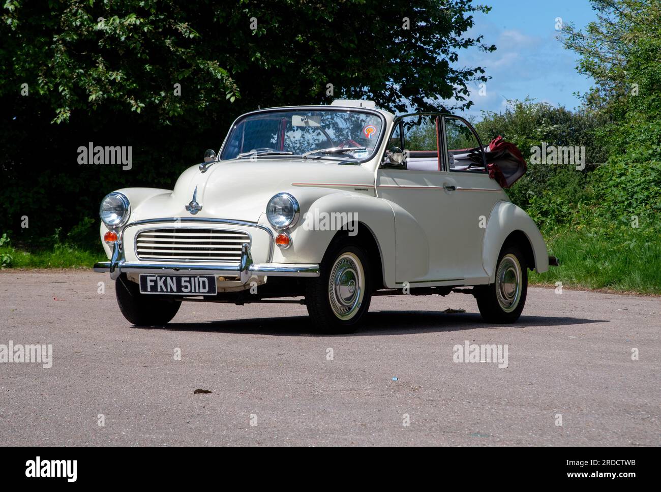 1966 Morris Minor 1000 convertible, British classic open top car Stock ...