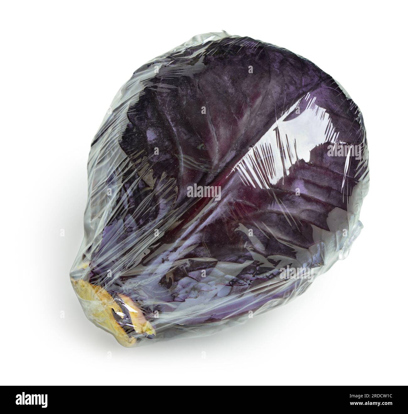 Plastic wrapping vegetables Cut Out Stock Images & Pictures - Alamy