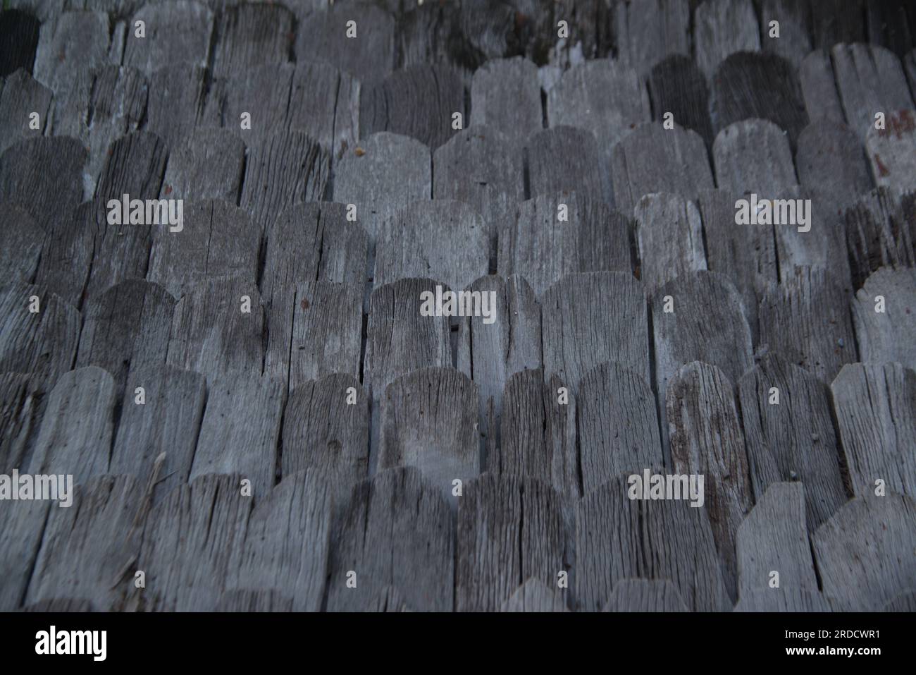 Texture and background of Traditional wooden roofs in the Thai region ...