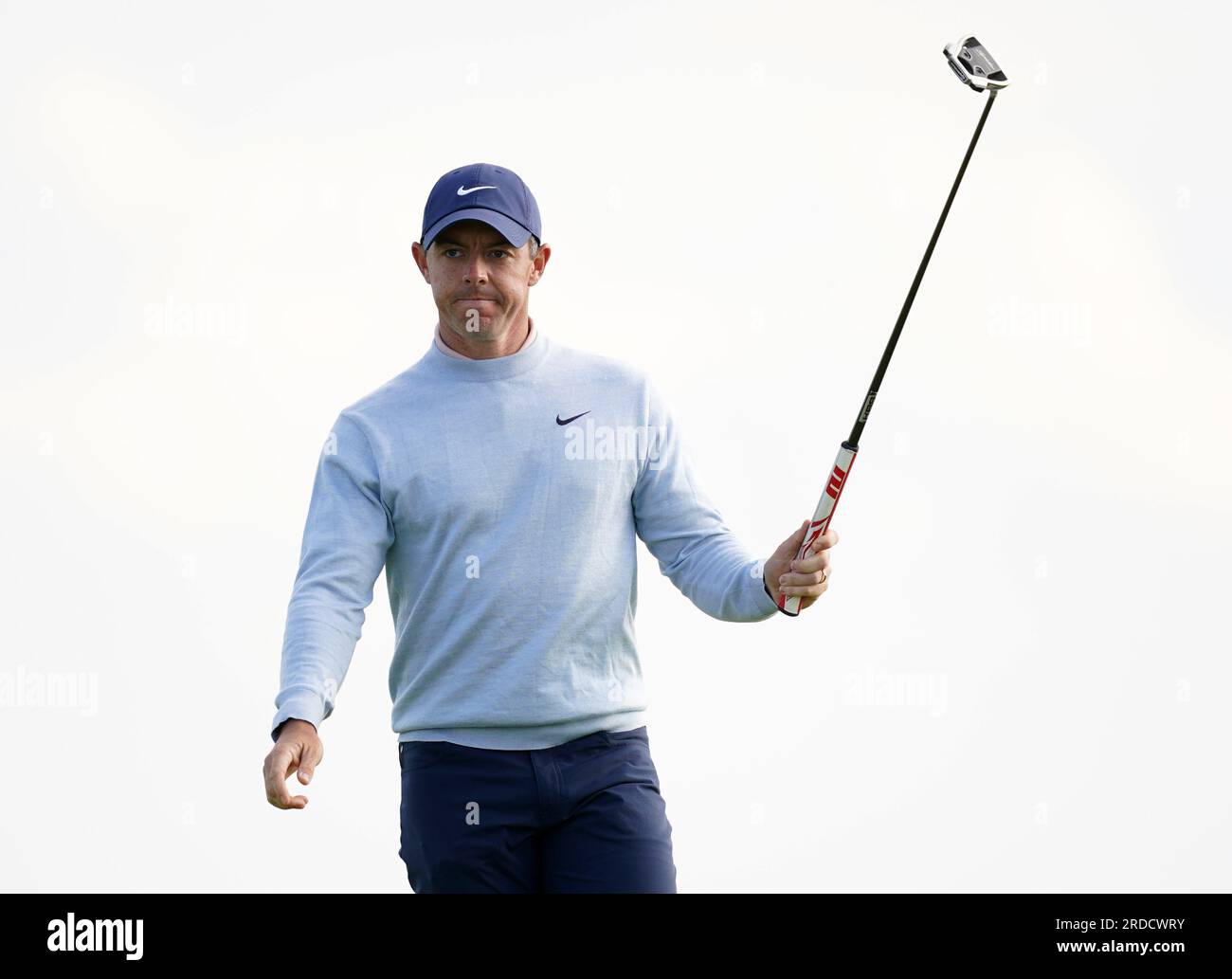 Northern Ireland's Rory McIlroy celebrates his birdie on the 14th ...