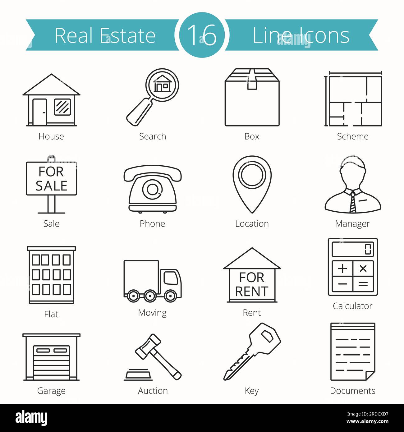 Real estate agent blueprint Stock Vector Images - Alamy