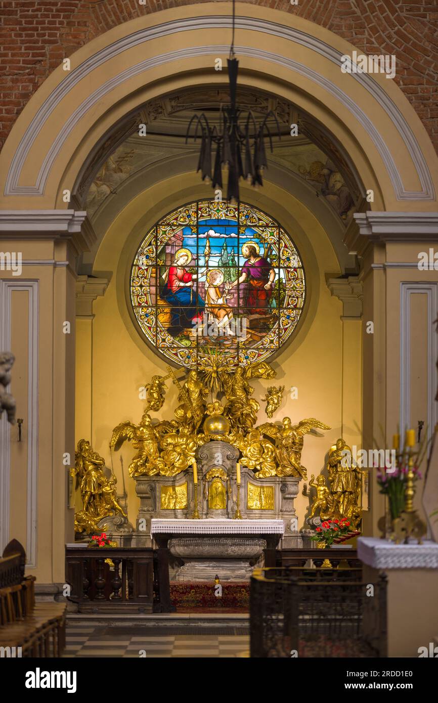 Holy Trinity Chapel in St. James and Agnes in Nysa Stock Photo - Alamy