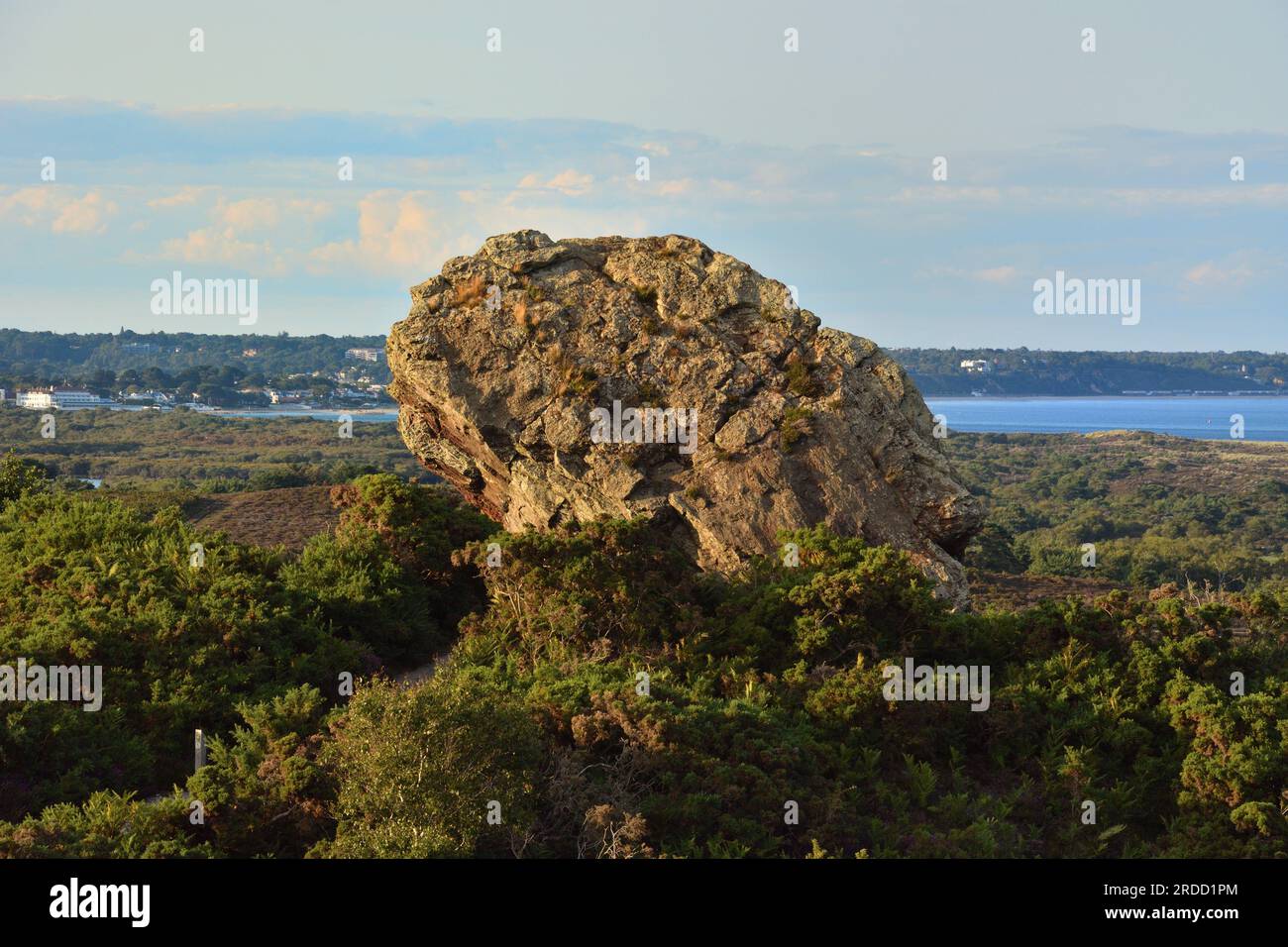 Agglestone Rock is a 400-tonne sandstone landmark on the Isle of ...