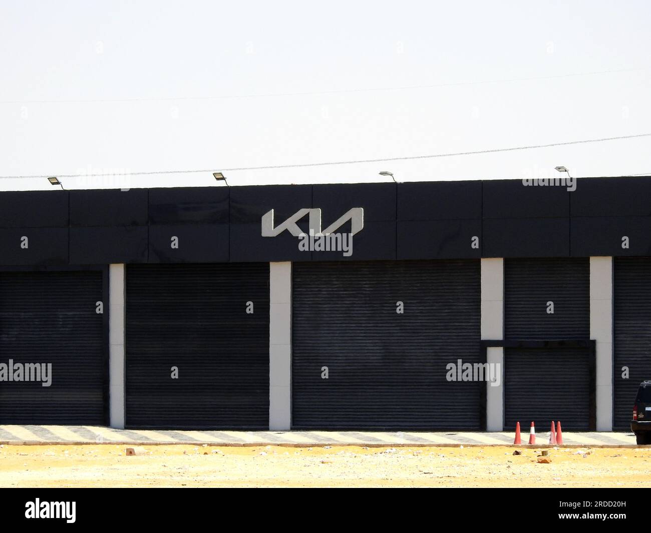 Cairo, Egypt, June 30 2023: KIA Egypt, formerly known as Kyungsung ...