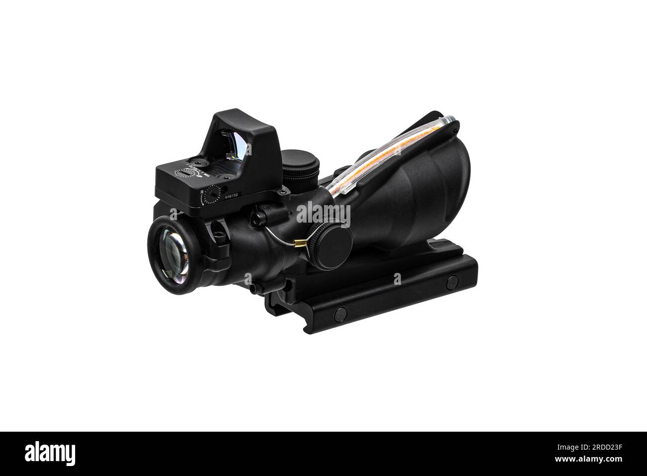 Modern optical collimator sight. Aiming device for shooting at short ...
