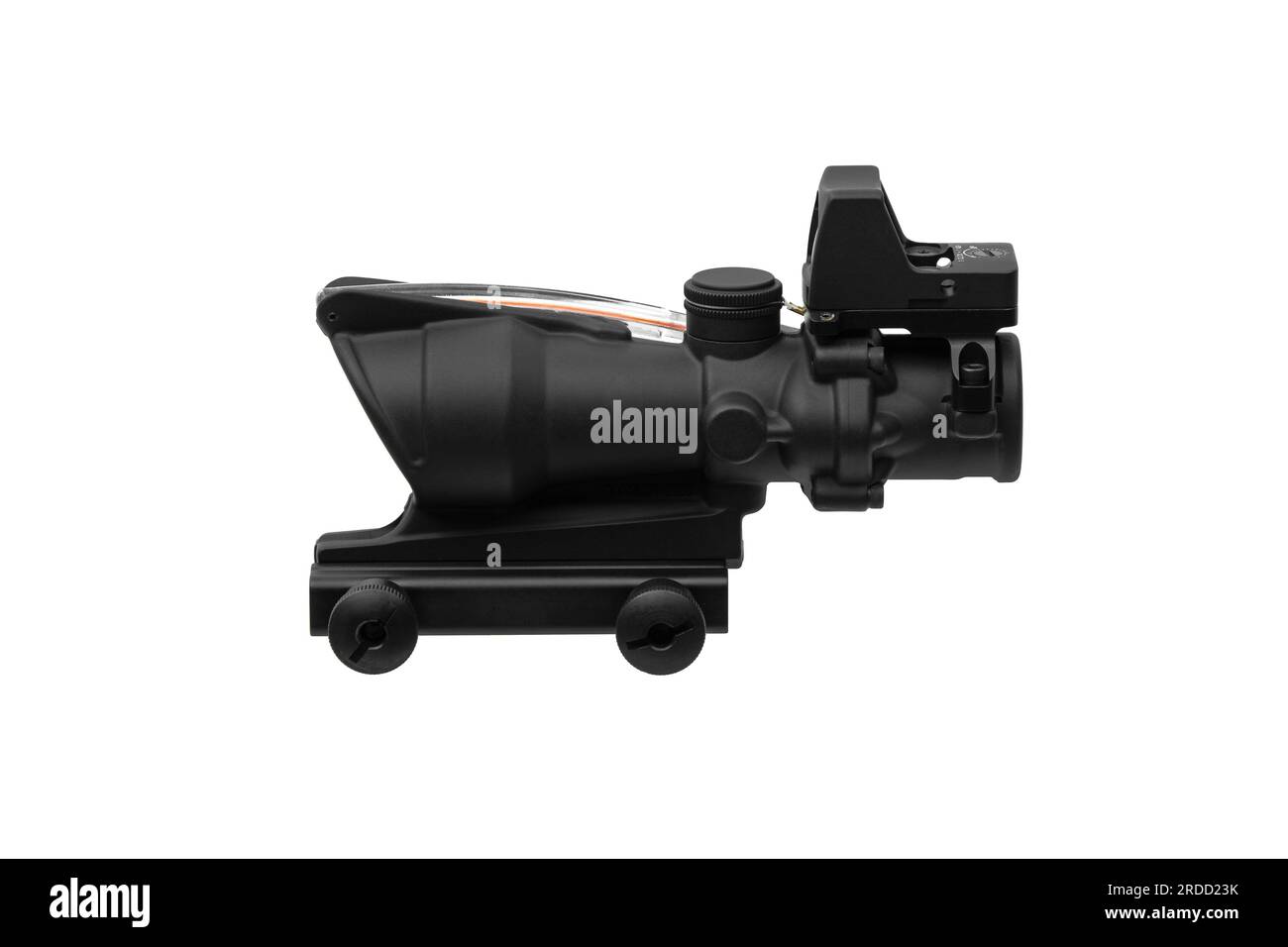 Modern optical collimator sight. Aiming device for shooting at short ...