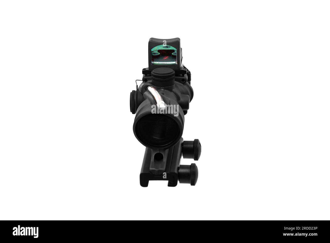 Modern optical collimator sight. Aiming device for shooting at short ...