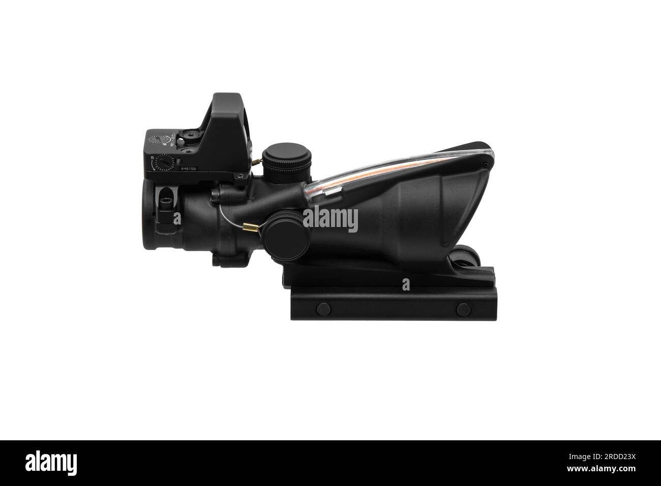 Modern optical collimator sight. Aiming device for shooting at short ...