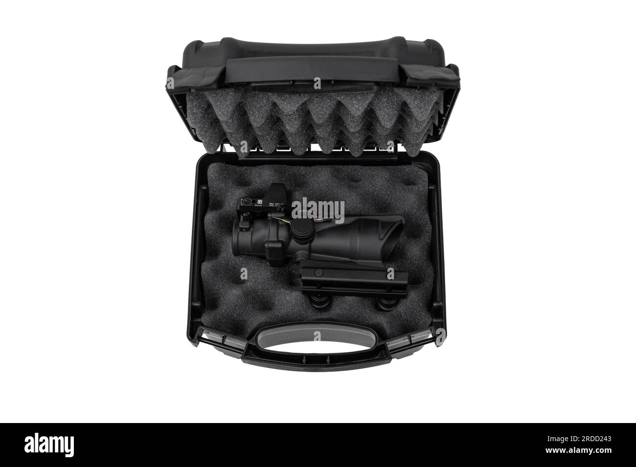 Modern optical collimator sight. Aiming device for shooting at short ...