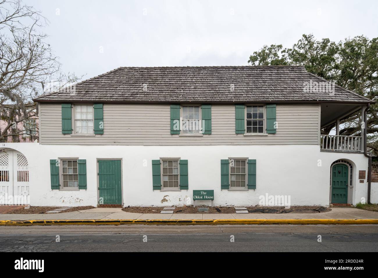 Historic oldest house - St Augustine, Florida Stock Photo - Alamy