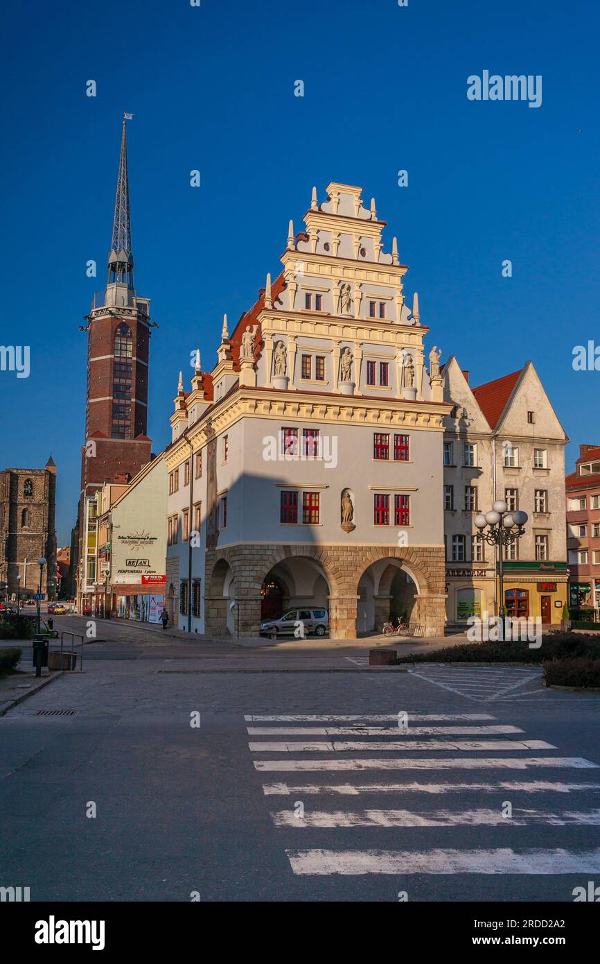 The rebuilt House of the City Scales in the city of Nysa in Poland ...