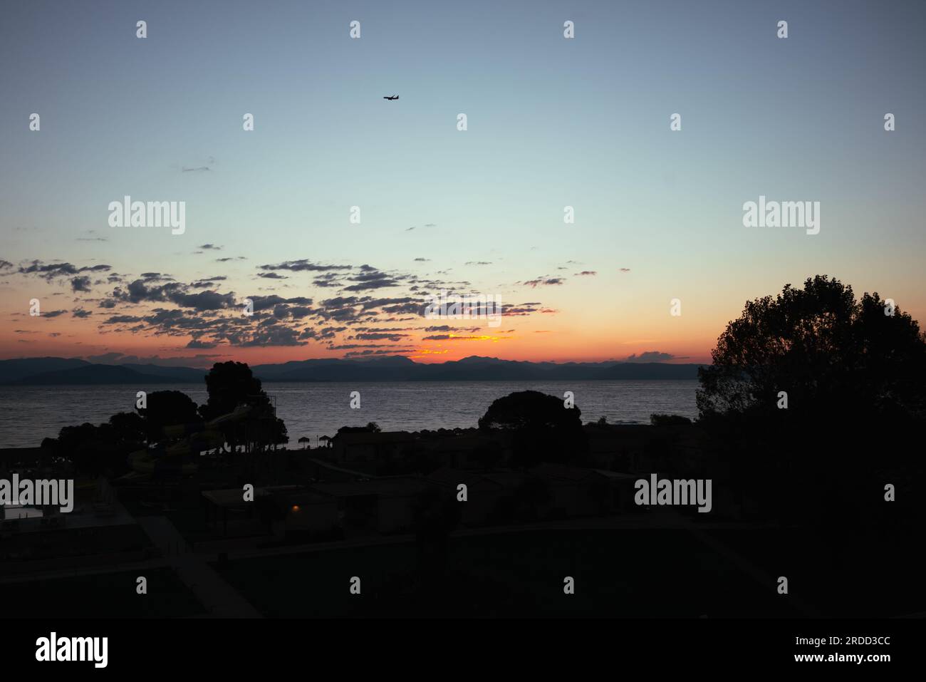 First Rays Of Sun Are Reflected In Clouds and Mountains Of Balkan ...