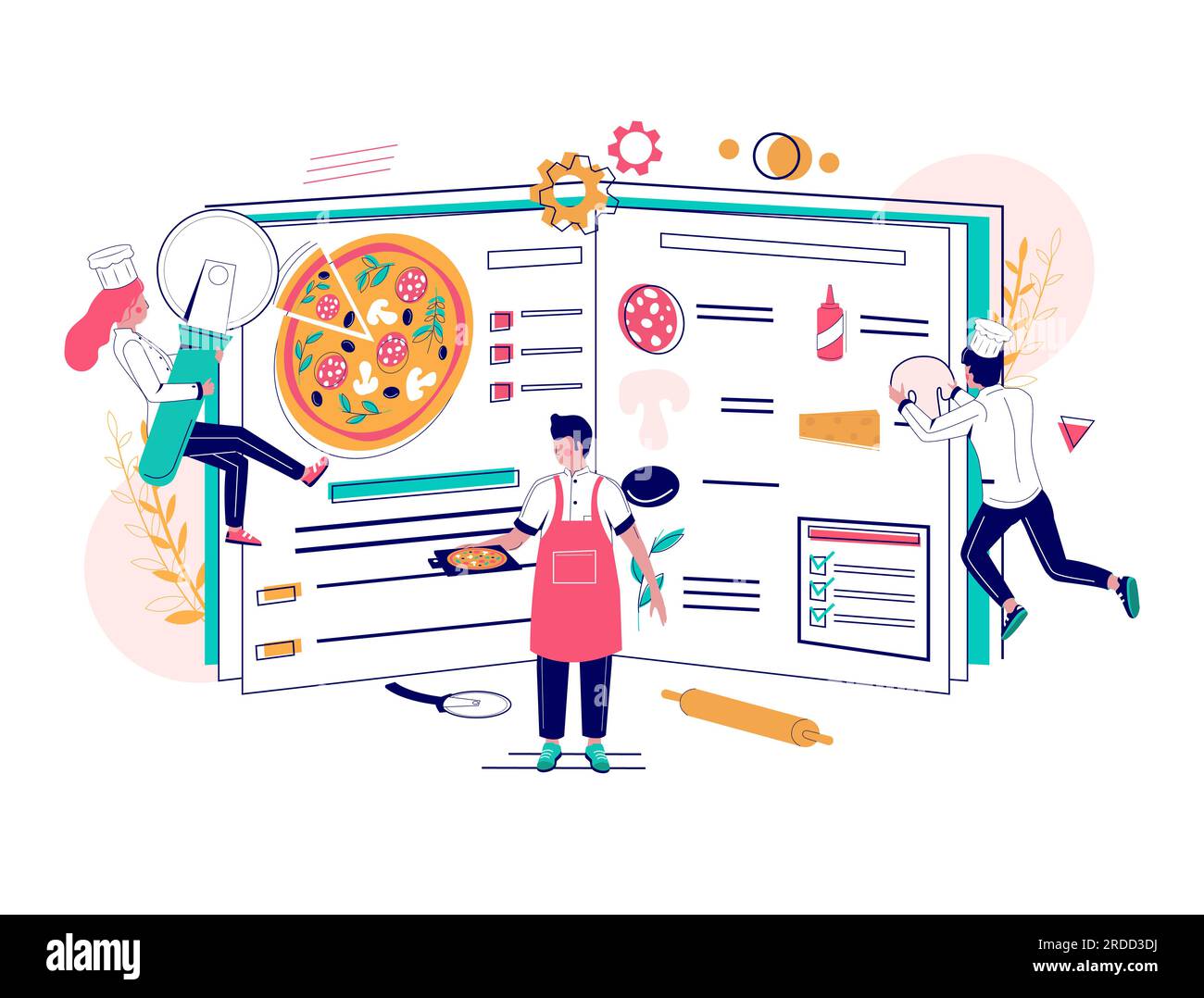 Banner website recipe menu hi-res stock photography and images - Alamy